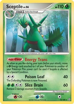 Sceptile 010/100 Deck Exclusives - Rare – Skiplup's Poke Shop!