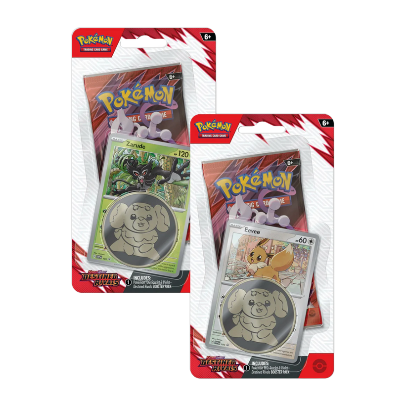 [LIMIT 8] Pokémon Destined Rivals Checklane Blister SET OF 2 (Preorder ...